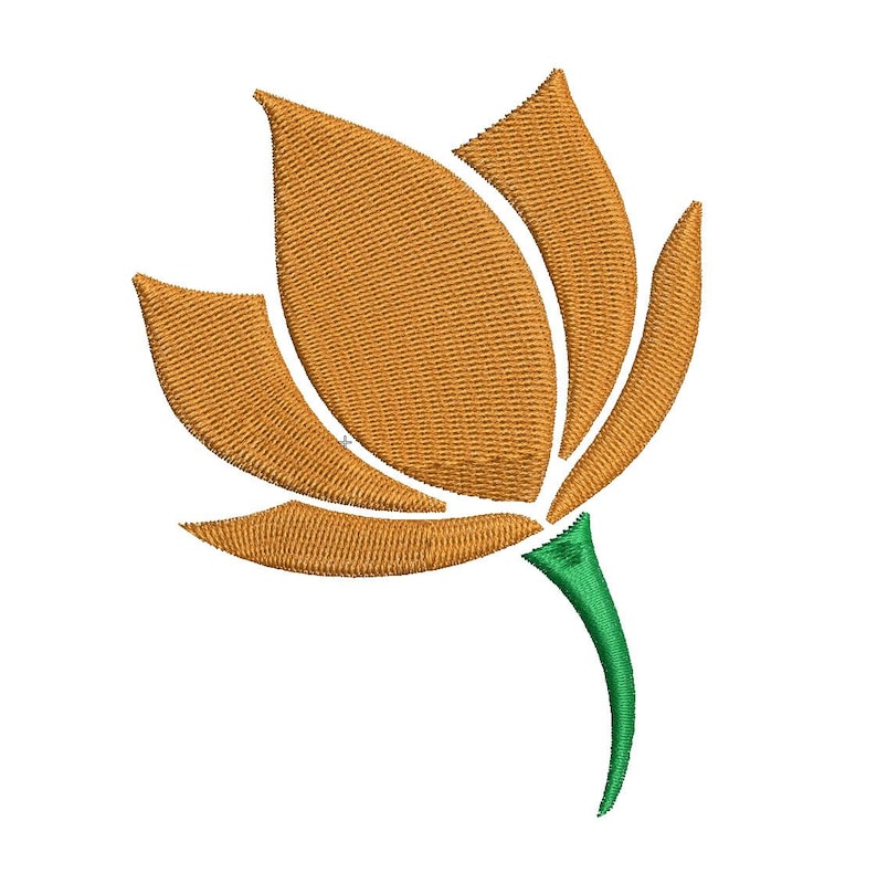 Flower Machine Embroidery Design Flower Embroidery Design | Etsy