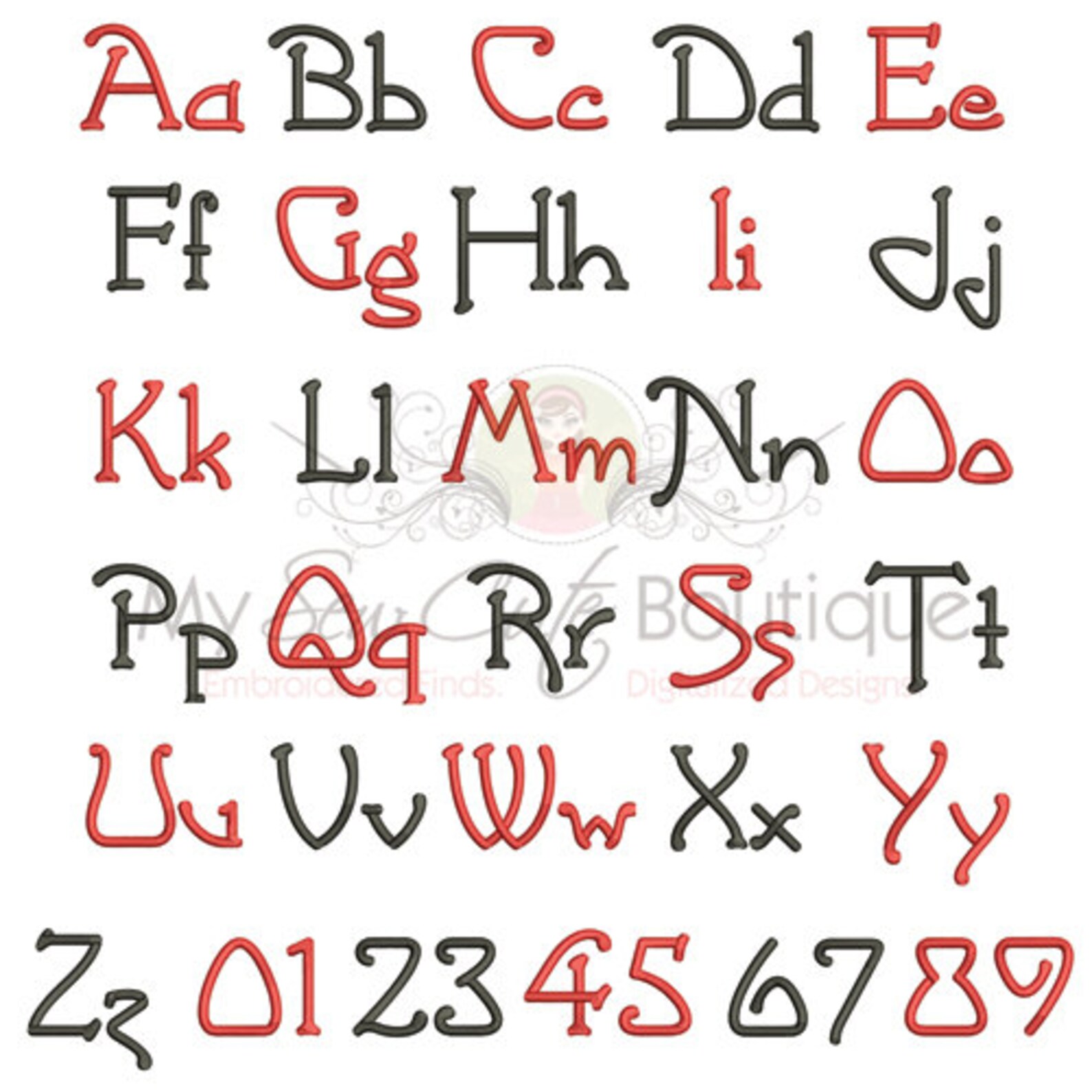 Space Embroidery Fonts Machine Alphabet Monogram PES Designs | Etsy