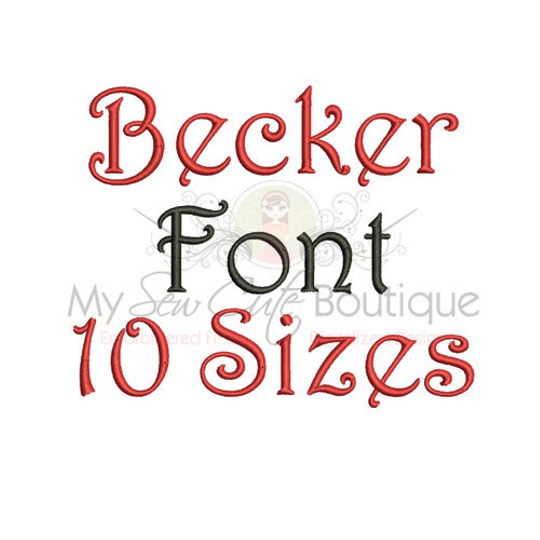 Large Embroidery Font - Fonts Designs Letter Monogram BX PES - 10 Sizes ...