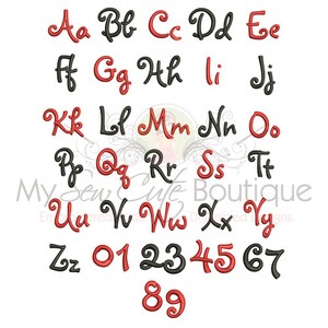 Fancy Machine Embroidery Font Monogram Alphabet, Fancy Embroidery Font ...