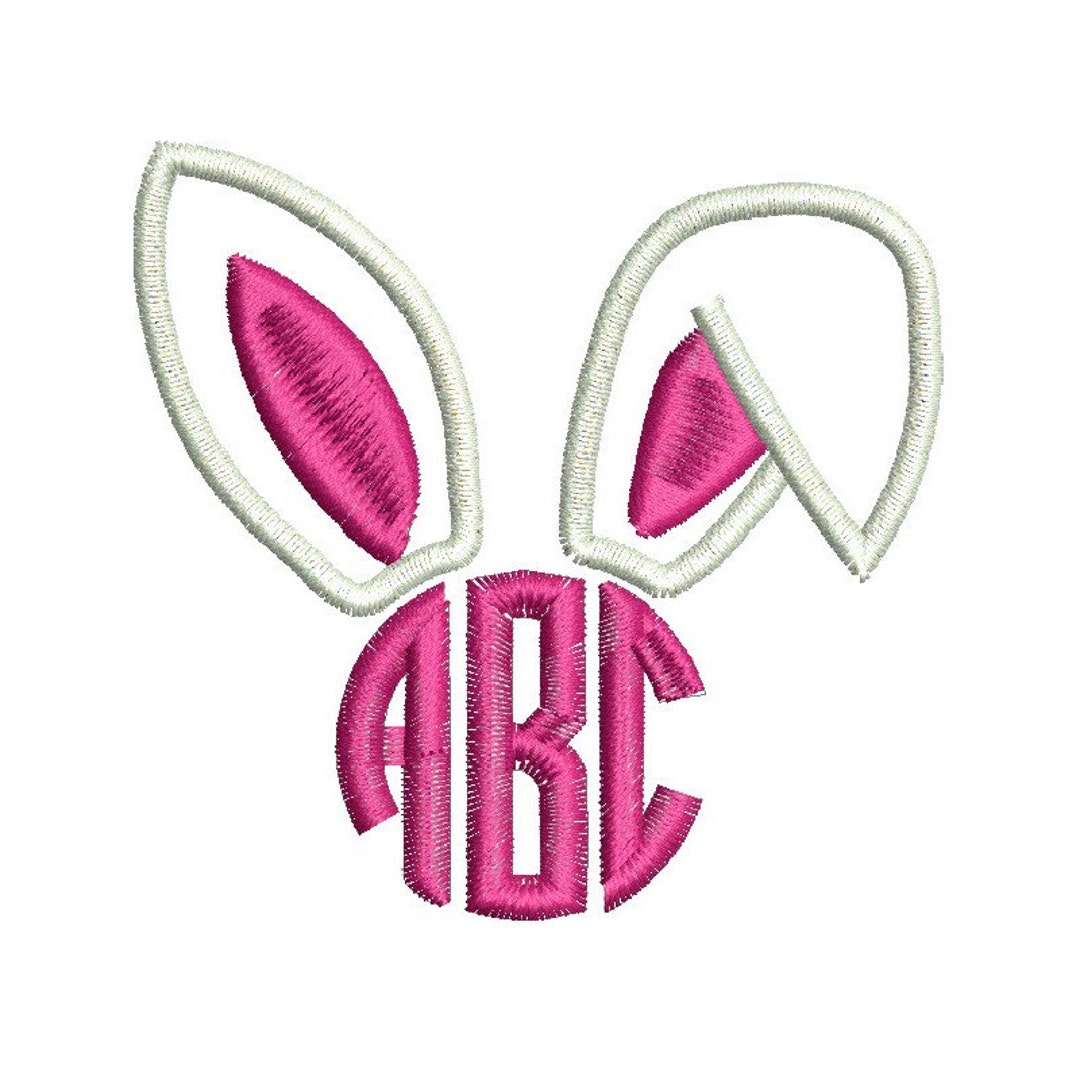 Easter Monogram Applique Machine Embroidery Designs, Embroidery for ...