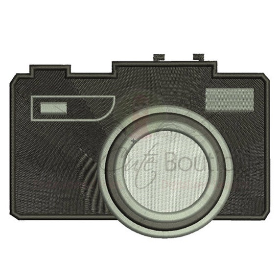 Camera Embroidery Design Instant Download 3 Sizes - Etsy