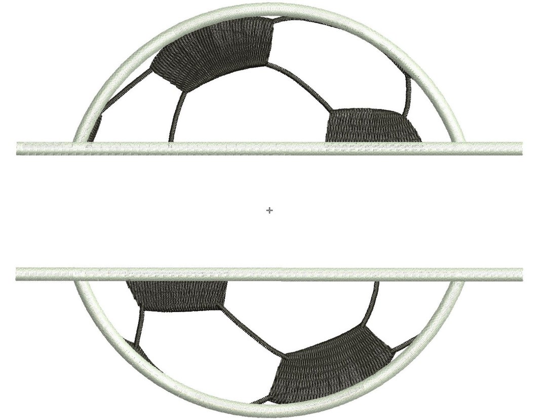 Split Soccer Ball Applique Machine Embroidery Designs, Soccer Applique ...