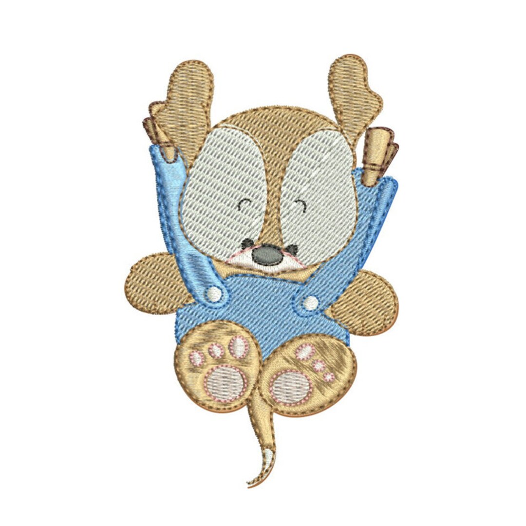 Puppy Machine Embroidery Design, Puppy Embroidery Design, Dog ...