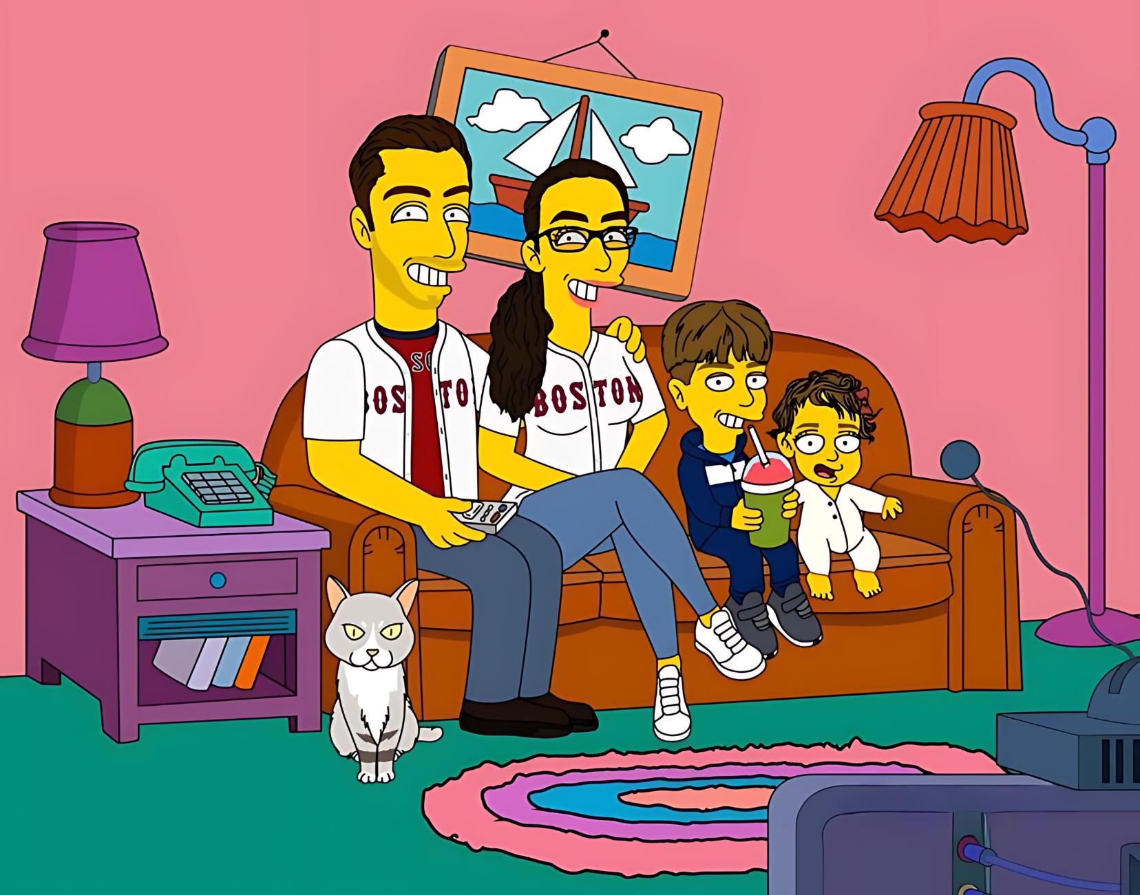 Simpsons Family Portrait, Personalized Cartoon, the Perfect Gift Idea ...