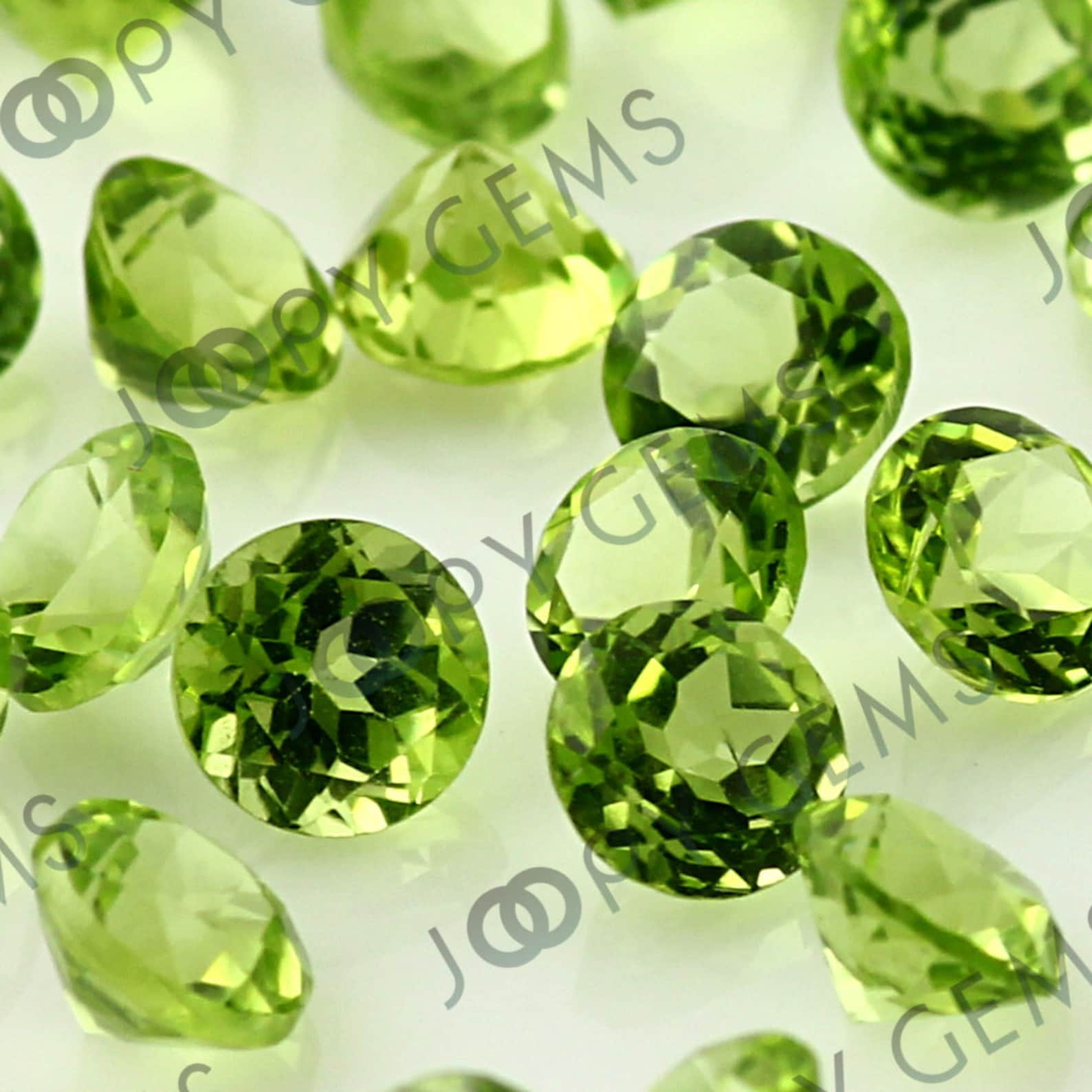 Peridot Brilliant Cut 4mm Round 1 Stone | Etsy