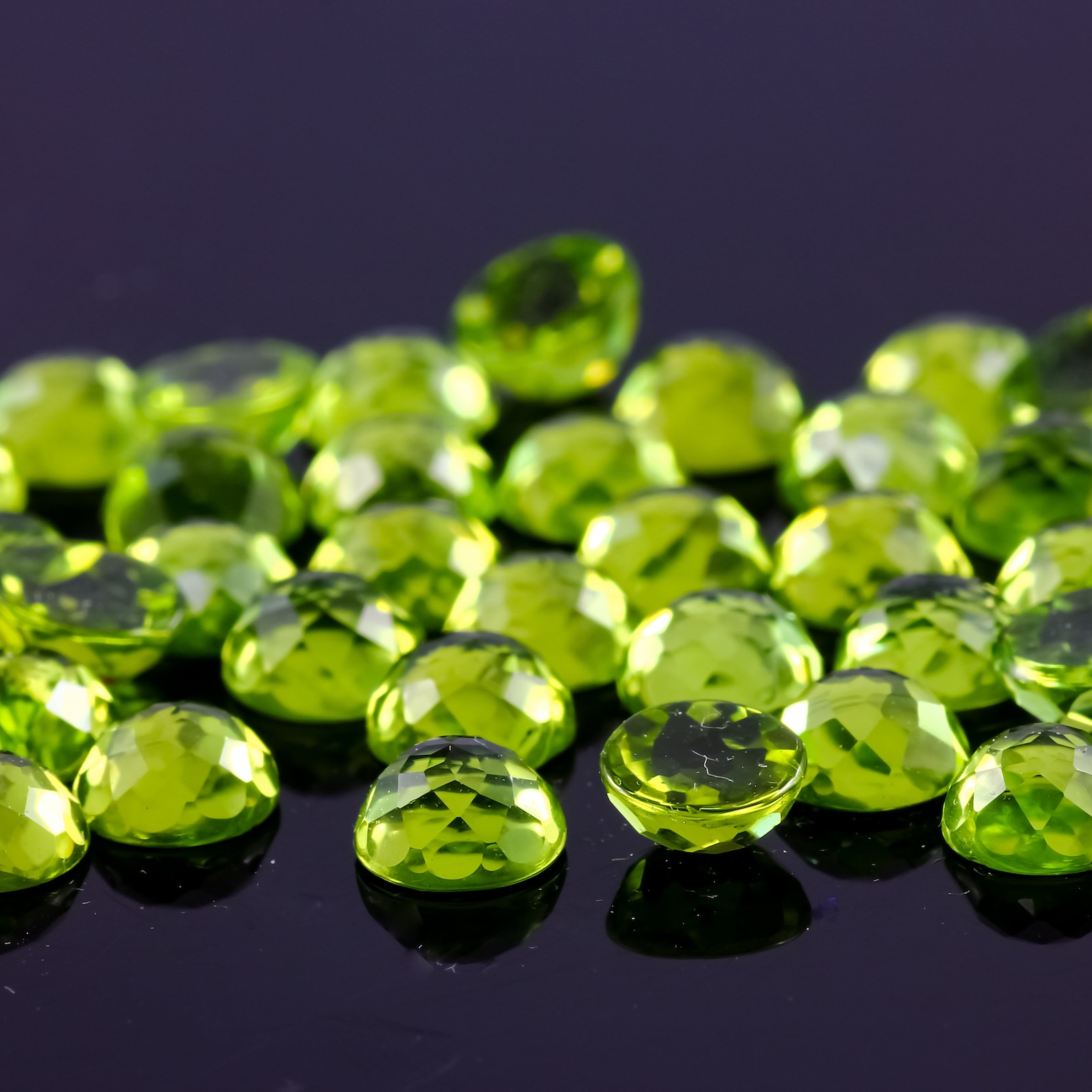 Peridot Rose Cut Cabochon 6mm Round per Stone - Etsy