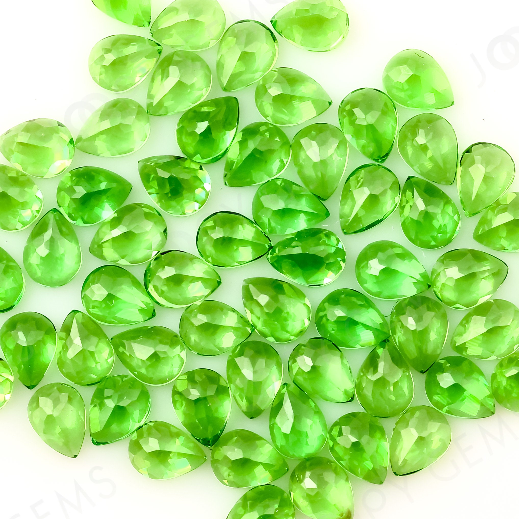 Tsavorite Garnet Rose Cut Cabochon 3x5mm Pear - per Stone - Etsy UK