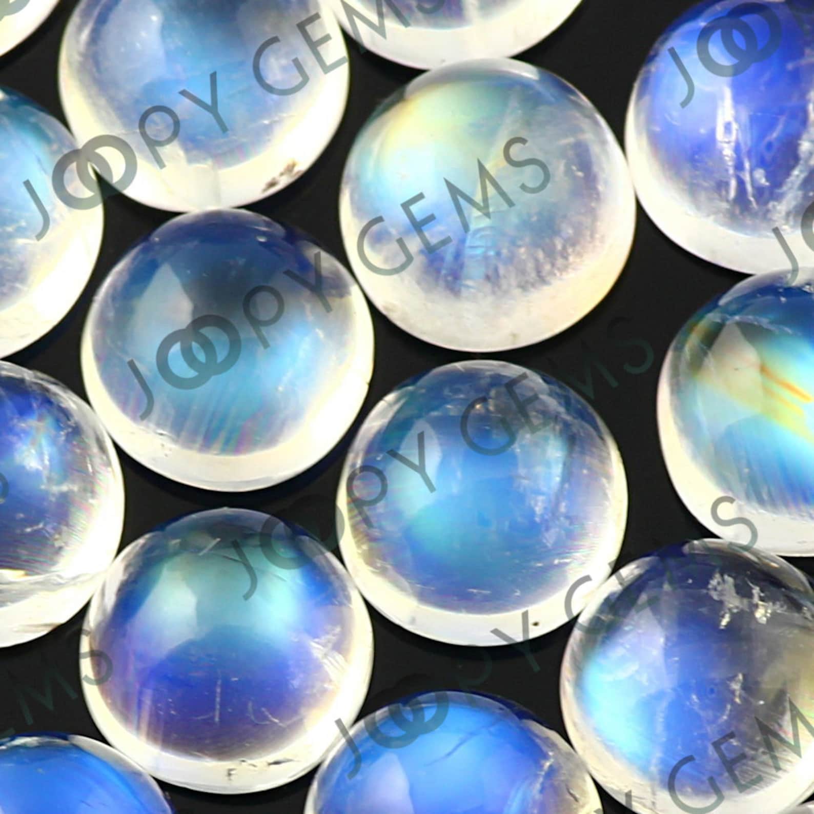 Rainbow Moonstone Cabochon 6mm Round AA Grade per Stone - Etsy