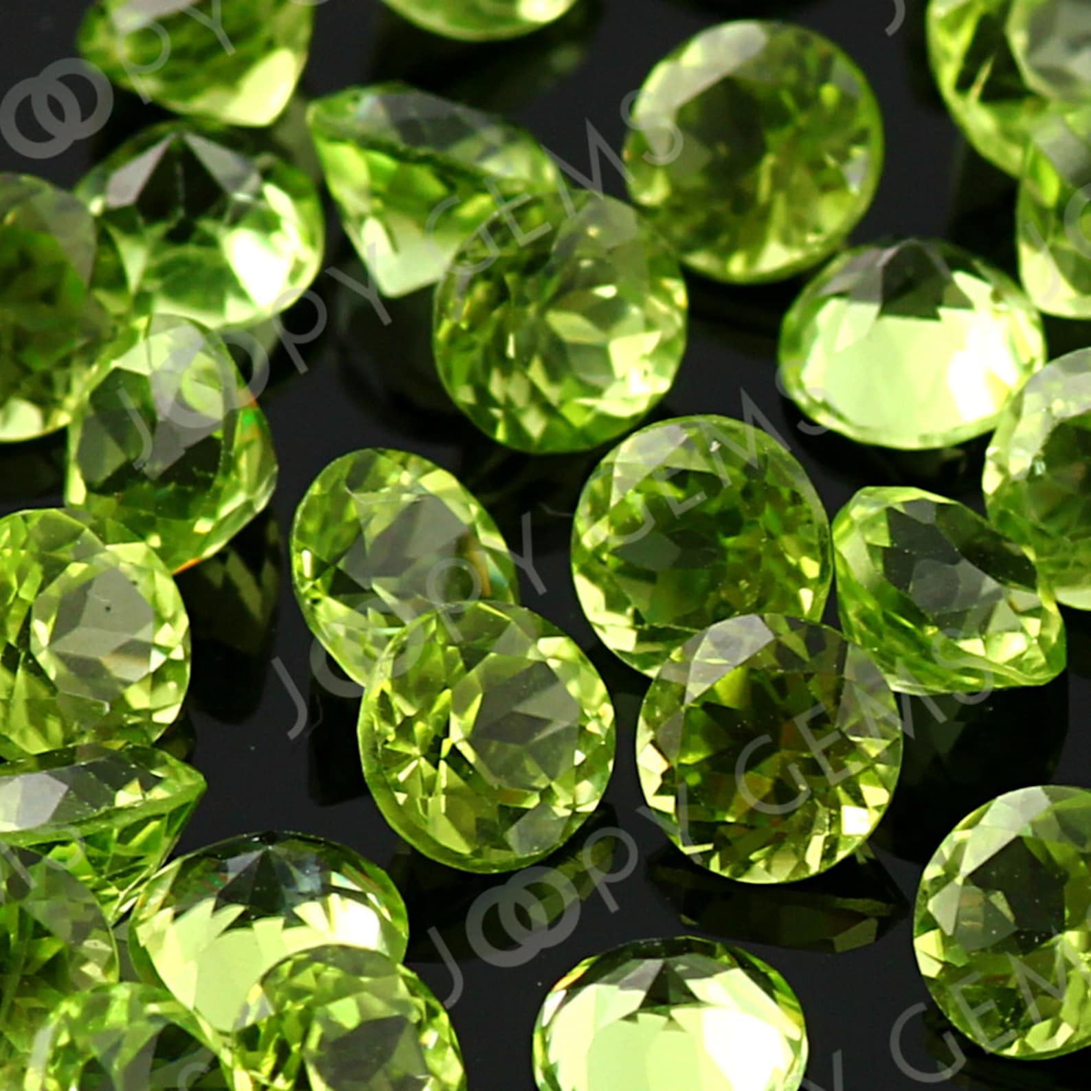Peridot Brilliant Cut 4mm Round 1 Stone - Etsy