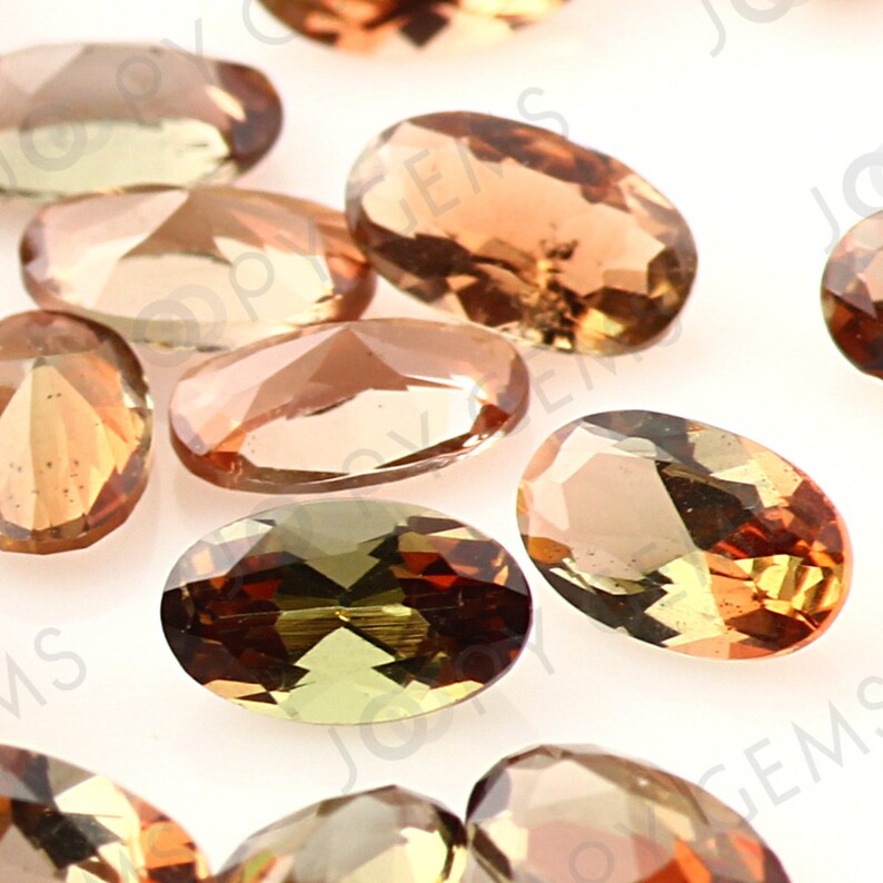 Andalusite Mixed Cut Gemstone 3x5mm Oval - 1 Stone - Etsy