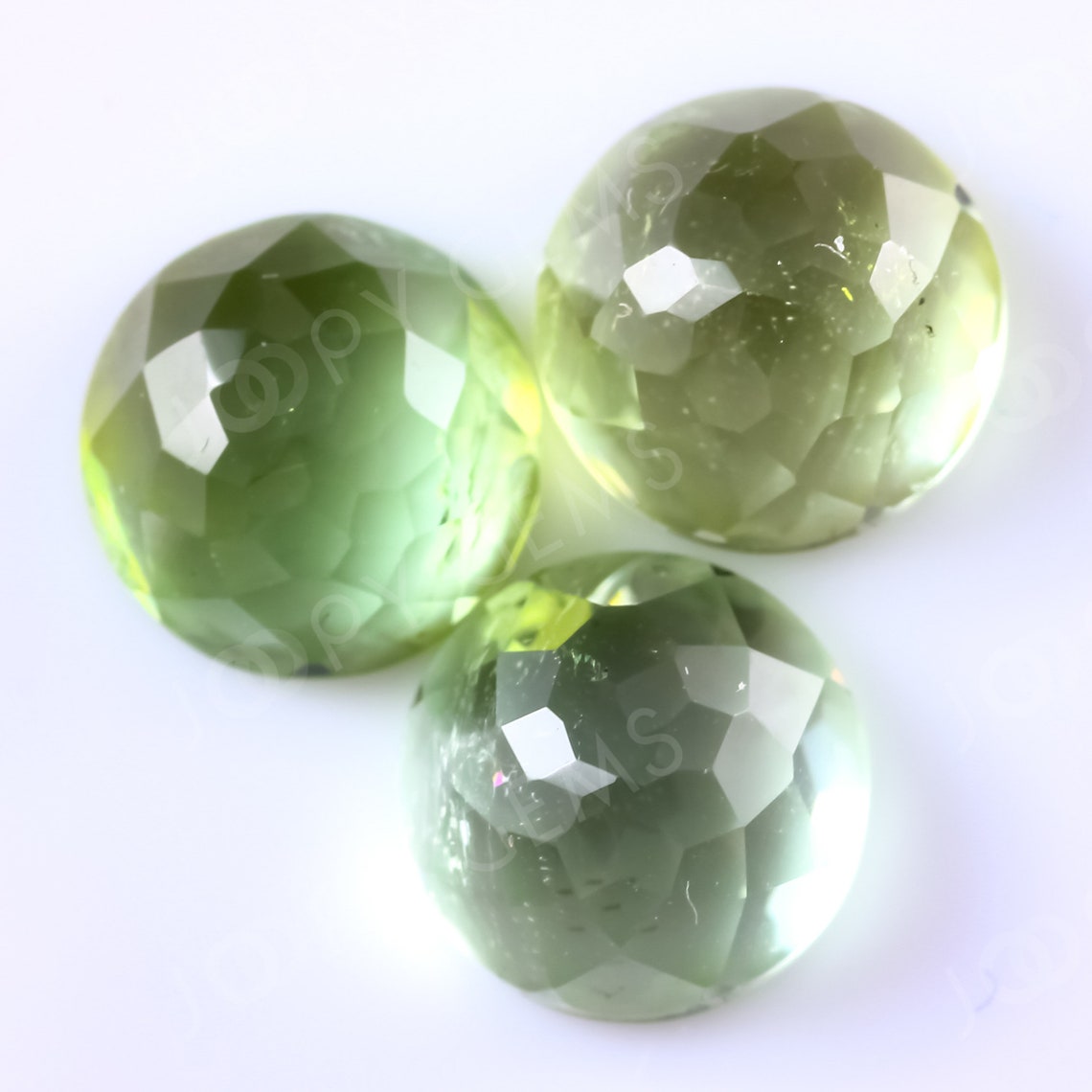 Green Tourmaline Rose Cut Cabochon 7mm Round - per Stone - Etsy