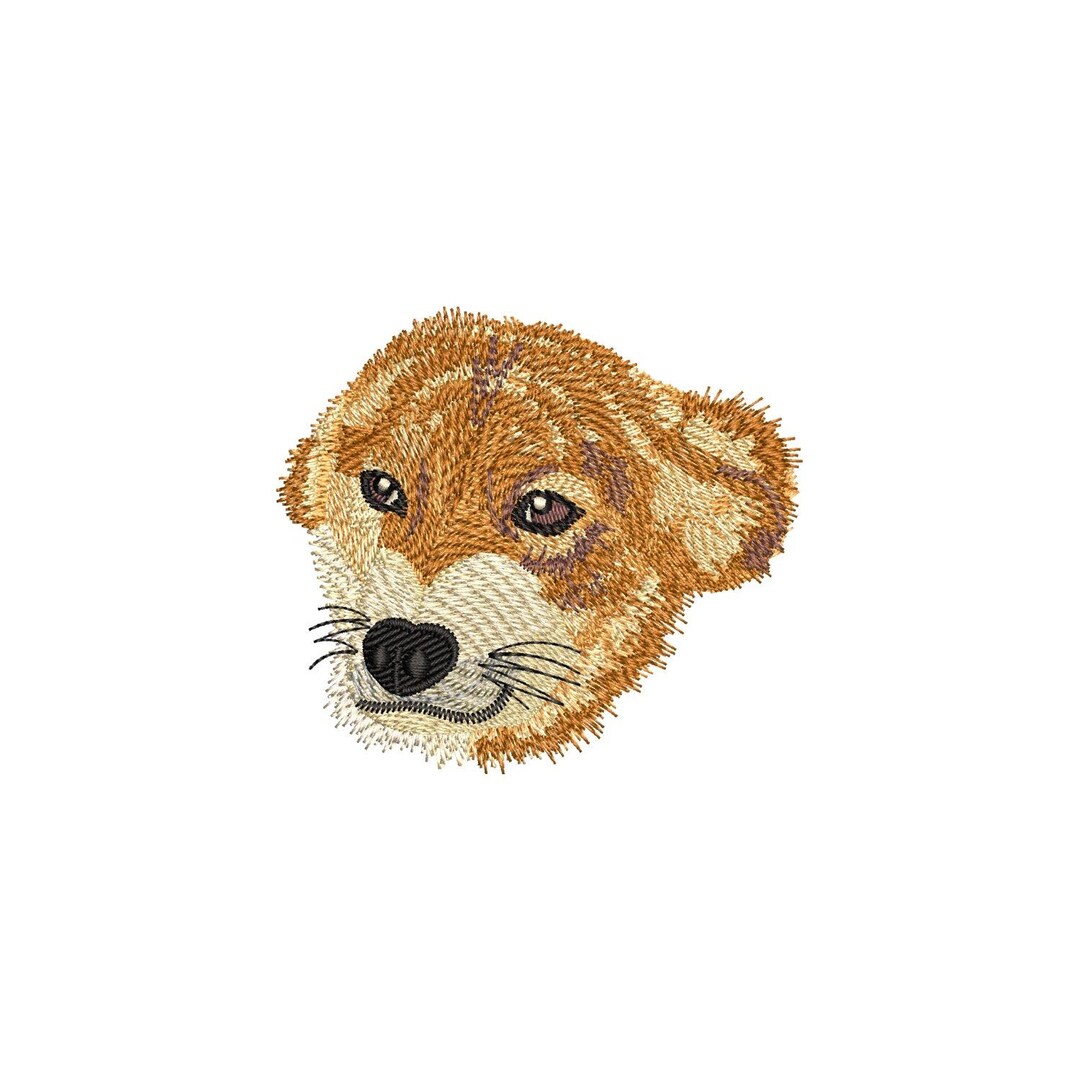 Realistic Golden Retriever Embroidery Design, Dog Machine Embroidery ...