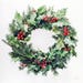 12 Watercolor Holly Wreath Clip Art for Christmas, Holiday Crafts, DIY ...