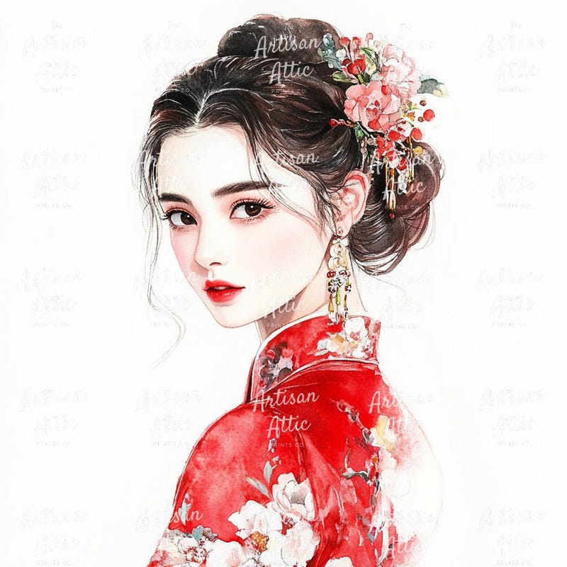 Red Cheongsam - Etsy
