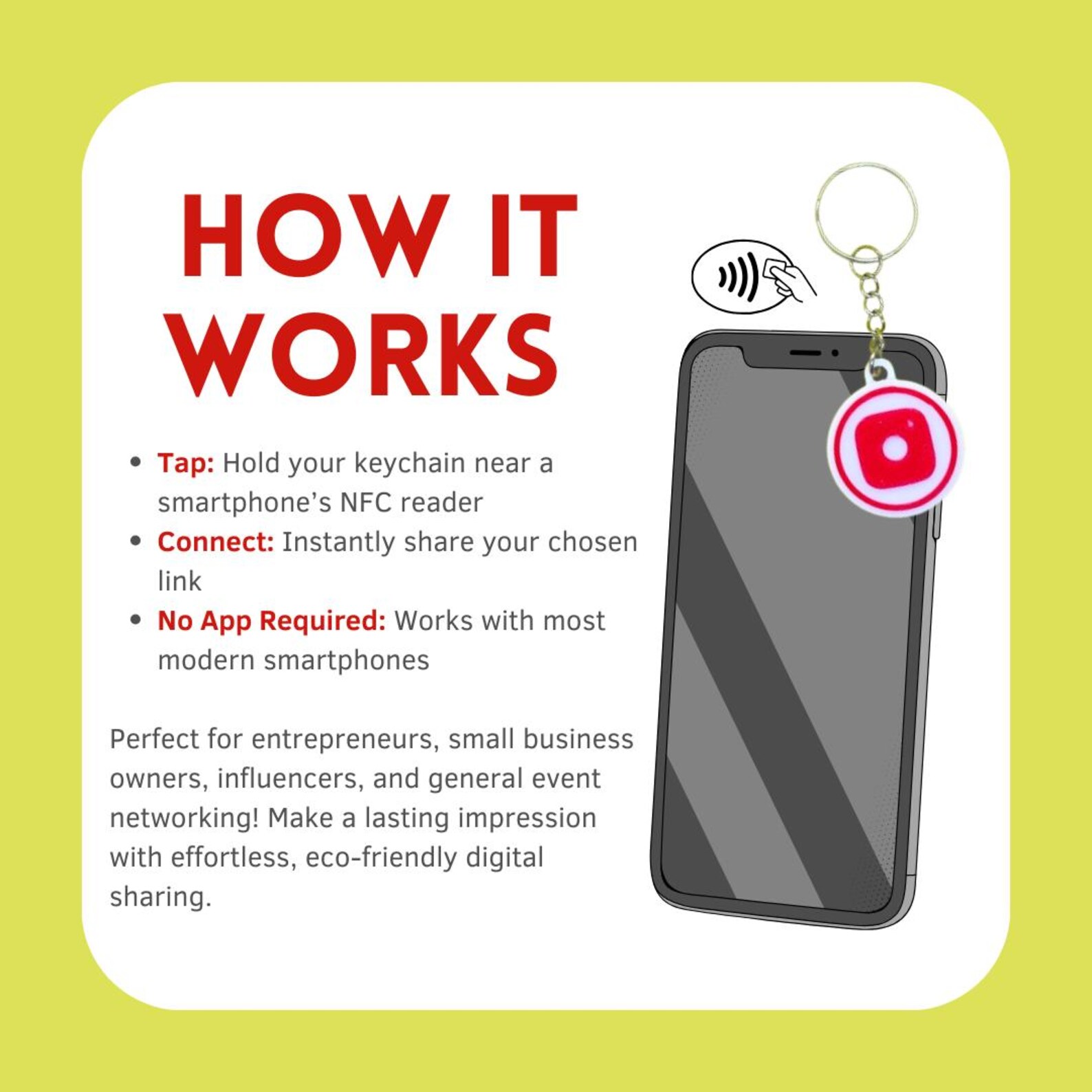 Custom NFC Display Stand – 3 NFC Tags | Business Signage With Logo ...