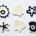 Sea Shell Appliques Beach Theme Applique Sea Stars Embellishment Ocean ...