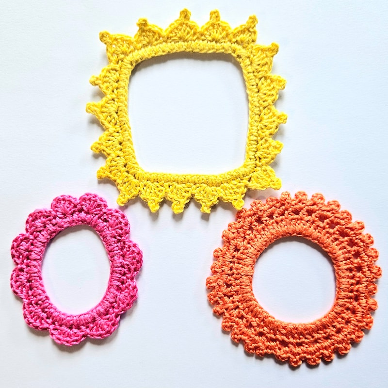 Crochet Photo Frame - Etsy