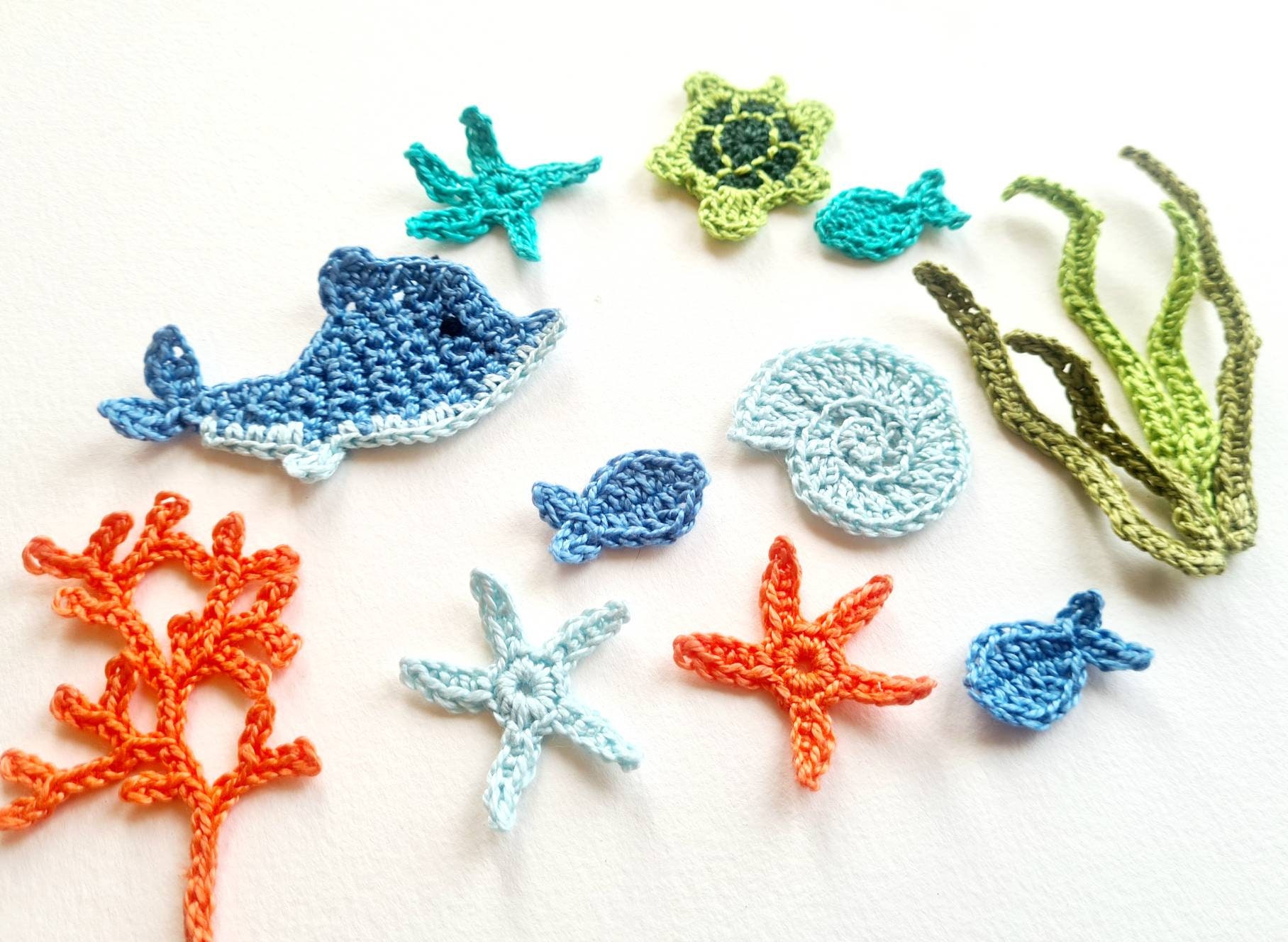 Ocean Life Appliques Sea Creatures Fish Applique Dolphin Sea Theme ...