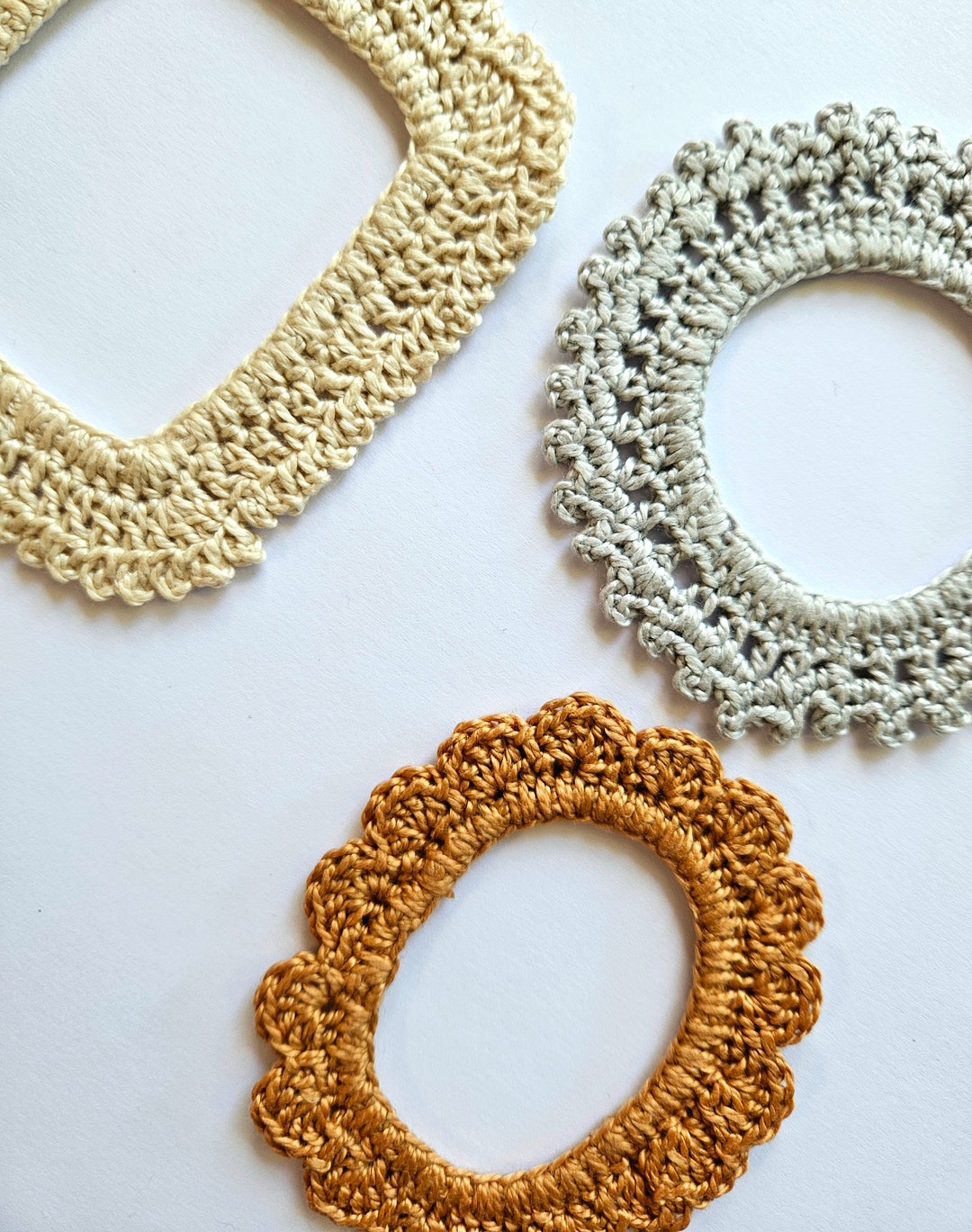 Crochet Frame Square Lace Edges Decorations Home Decor Wall Decor ...