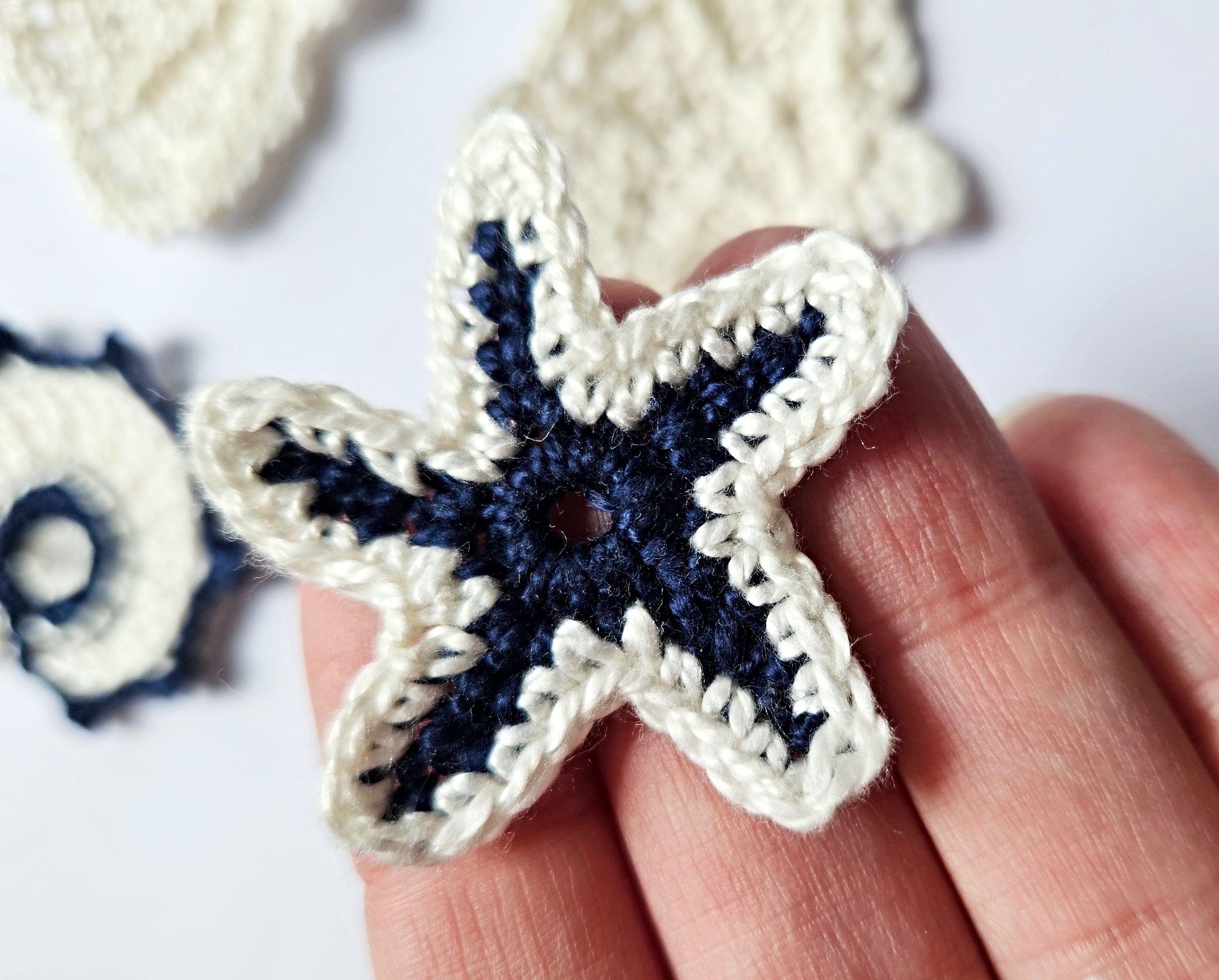 Sea Shell Appliques Beach Theme Applique Sea Stars Embellishment Ocean ...