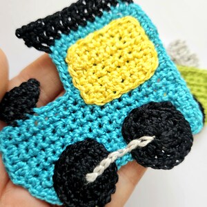 Crochet Train Applique Train Patches Colorful Kids Clothing Patches DIY ...