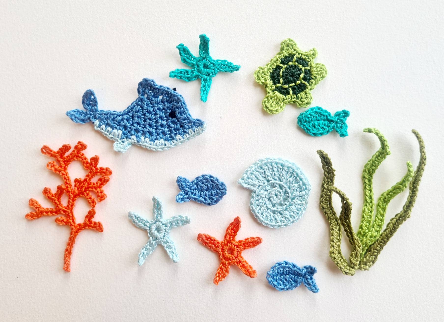 Ocean Life Appliques Sea Creatures Fish Applique Dolphin Sea Theme ...