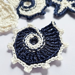 Sea Shell Appliques Beach Theme Applique Sea Stars Embellishment Ocean ...