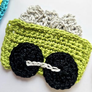 Crochet Train Applique Train Patches Colorful Kids Clothing Patches DIY ...
