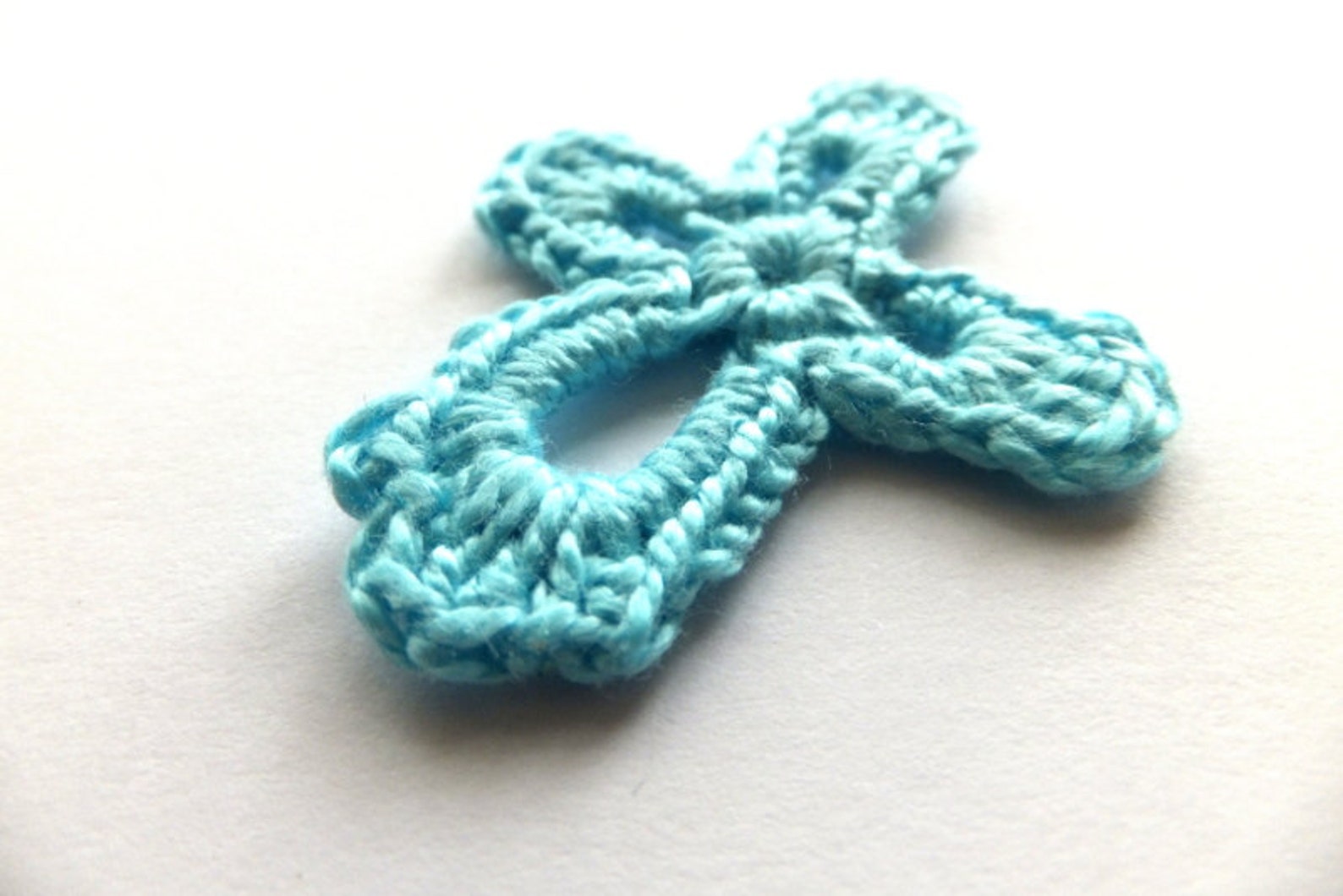 Crochet Crosses Applique Baby Blue Cross Applique - Etsy