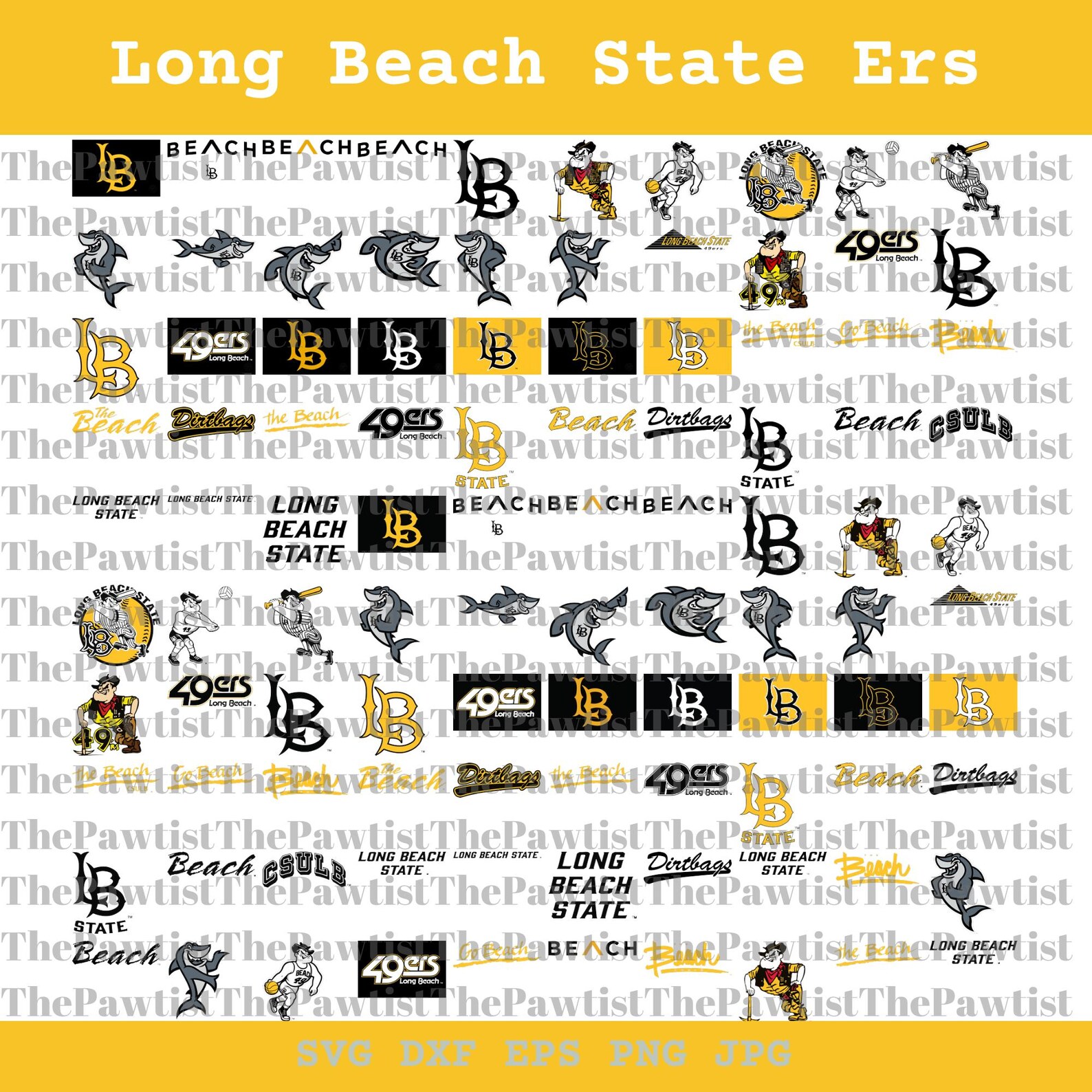 Ers SVG Bundle, Long Beach State Football, SVG Bundle, Cricut ...