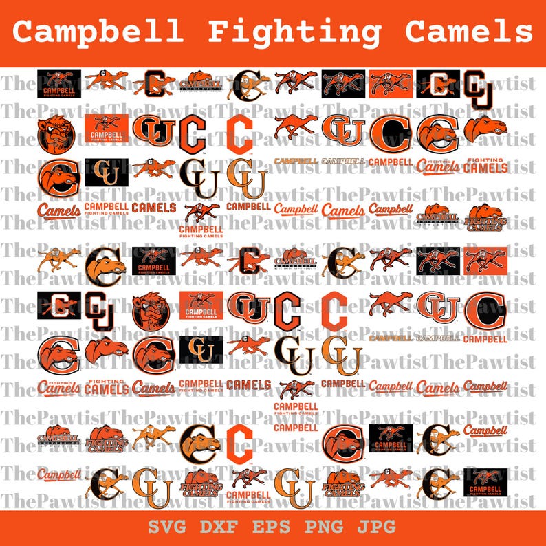 Fighting Camels SVG Bundle, Campbell Football, SVG Bundle, Cricut ...