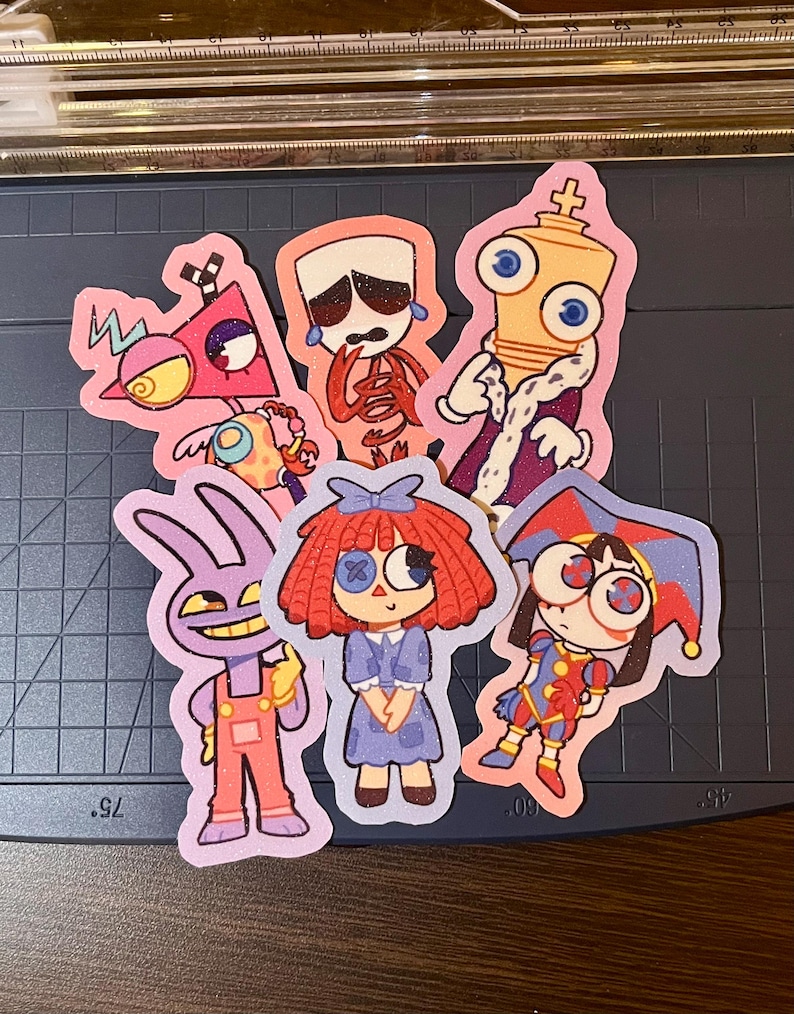 TADC Frosted Glitter Stickers - Etsy