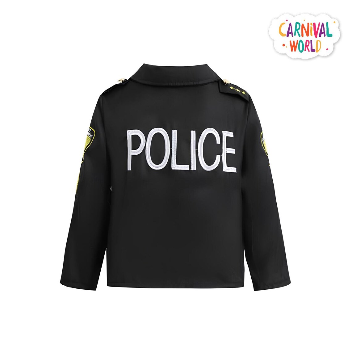 Deluxe Police Officer Costume for Kids ~ Embroidered Police Uniform ...
