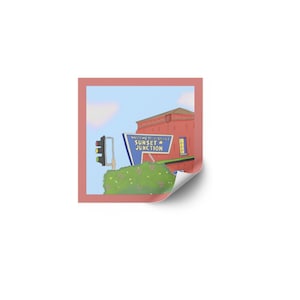 Los Angeles Sticker Pack: Iconic LA Landmarks, Foodie Stickers - Etsy
