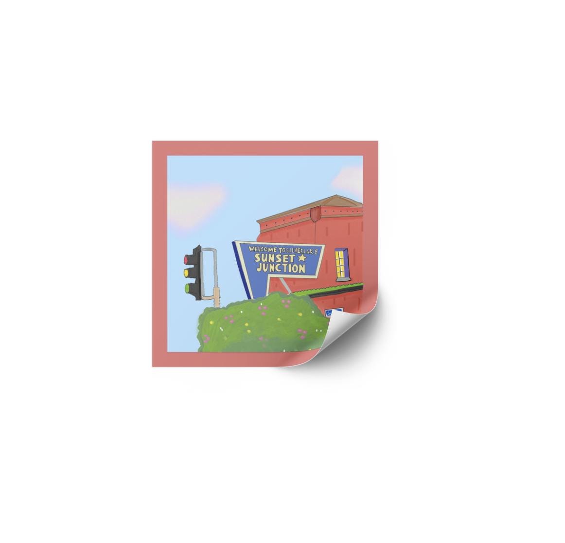 Los Angeles Sticker Pack: Iconic LA Landmarks, Foodie Stickers - Etsy