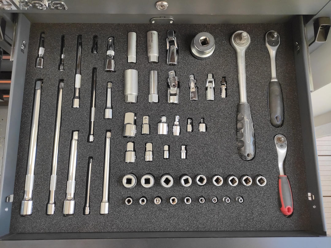 Custom Laser Cut Foam Tool Organizer Inlay: Toolbox, Drawer, Garage ...