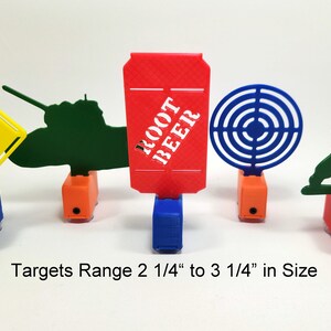 Reactive Targets for Nerf, Rubber Band Guns - Etsy
