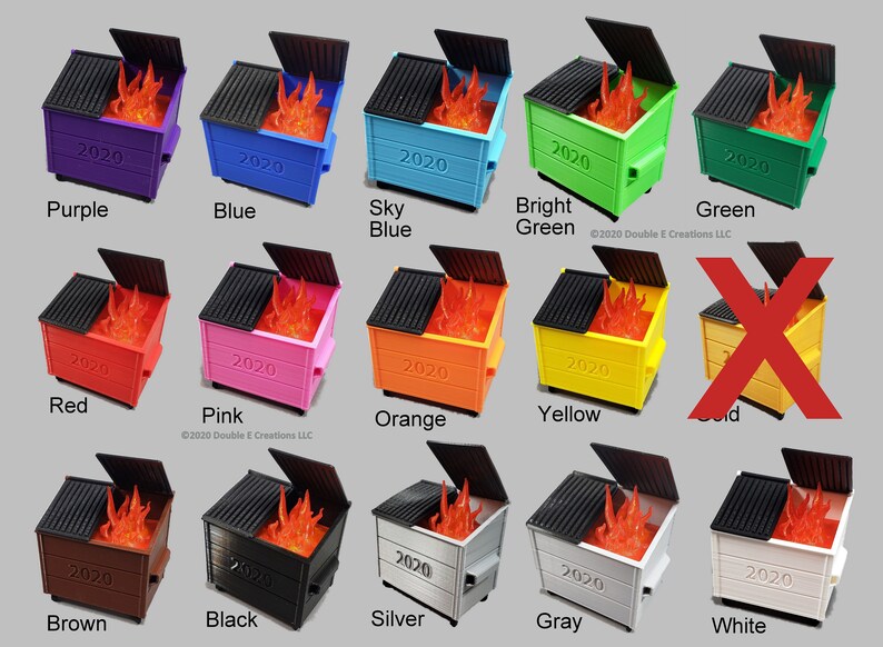 2024 Dumpster Fire Ornament, Lighted, Flickering - Etsy