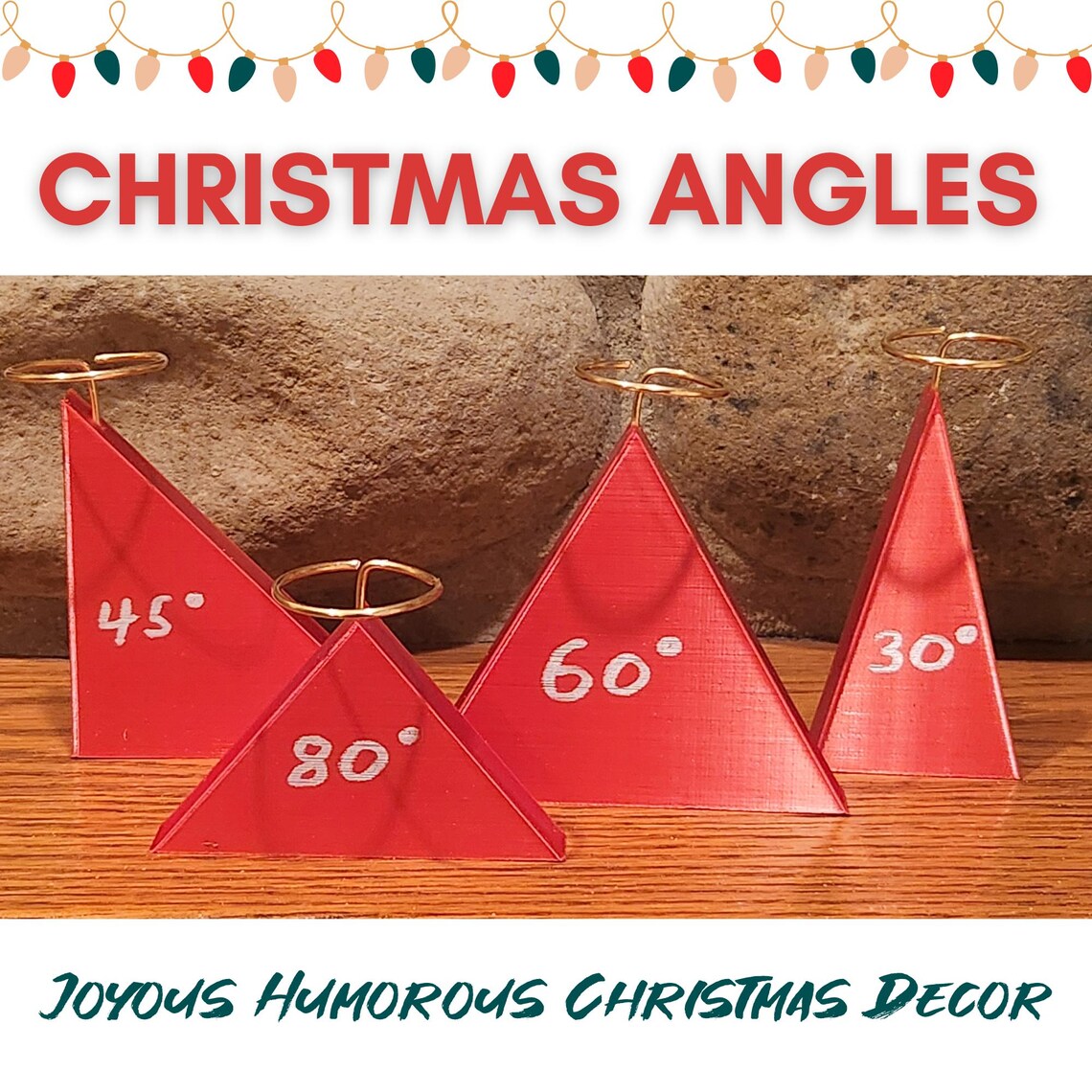 Christmas Angles Decoration, Set of 4 - Humorous Holiday Decoration - Etsy