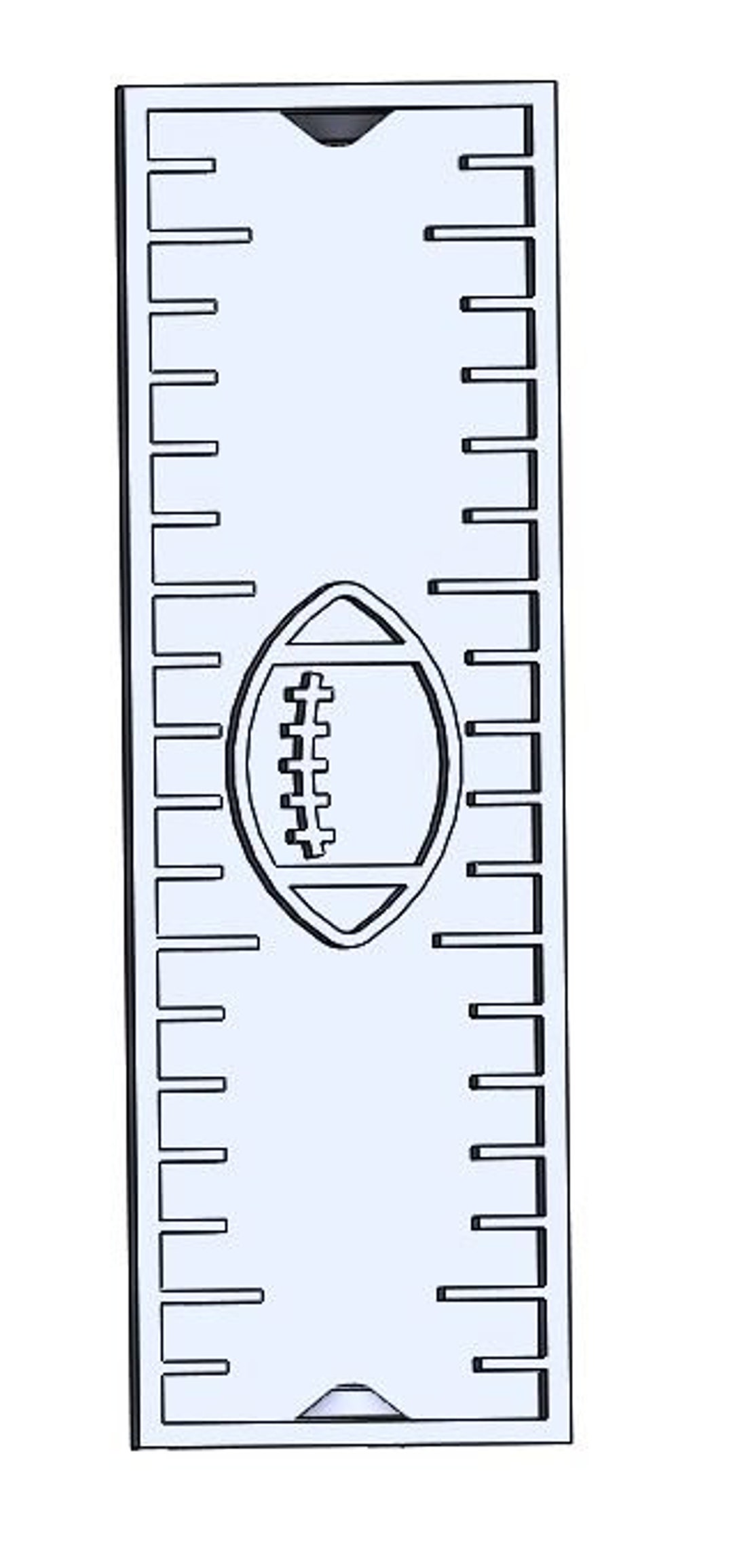S124 - Football Pen Blank 3D Printer Digital Download - Etsy