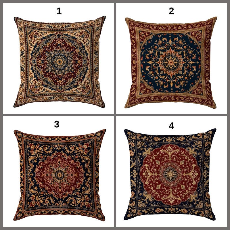 Persian Rug Pillow - Etsy