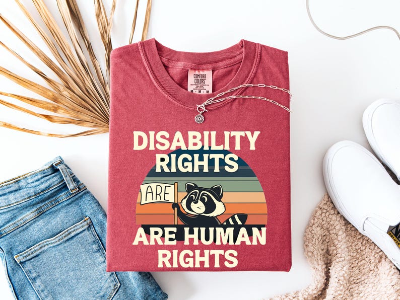 Disability Pride Shirt, Disability Rights Are Human Rights T-shirt ...