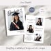 Graduation Invitation Canva Template: Editable 5x7 Party Invite ...