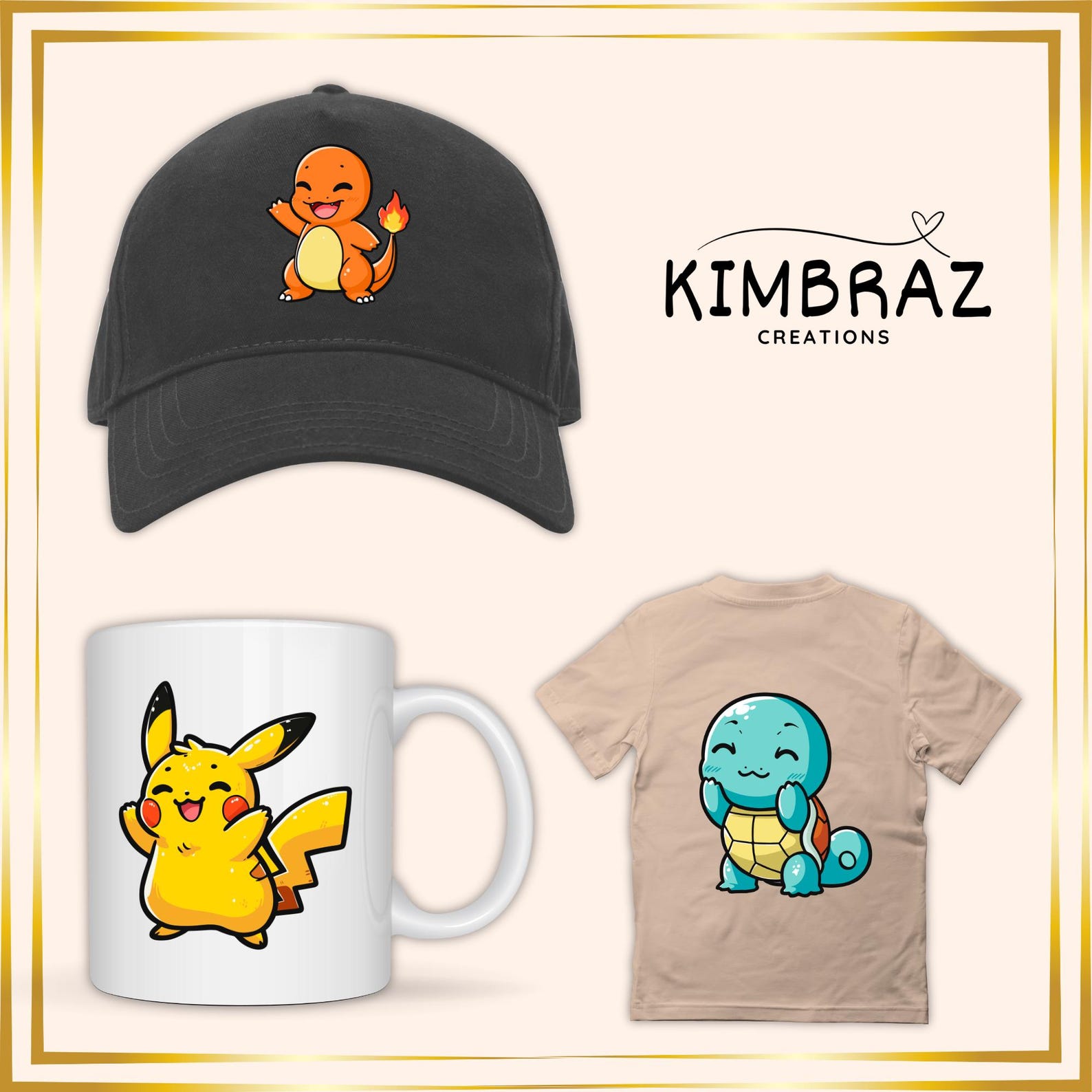 Pokemon PNG Bundle, Chibi Cute Kawaii Clipart, Pikachu PNG SVG, Anime ...