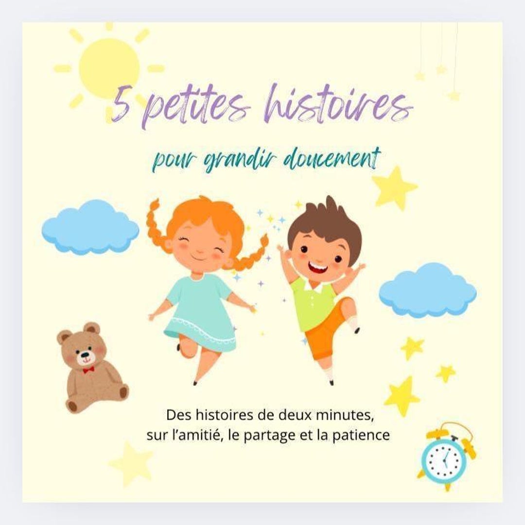 5 Short Stories to Grow up Slowly – Printable PDF Book – Friendship ...