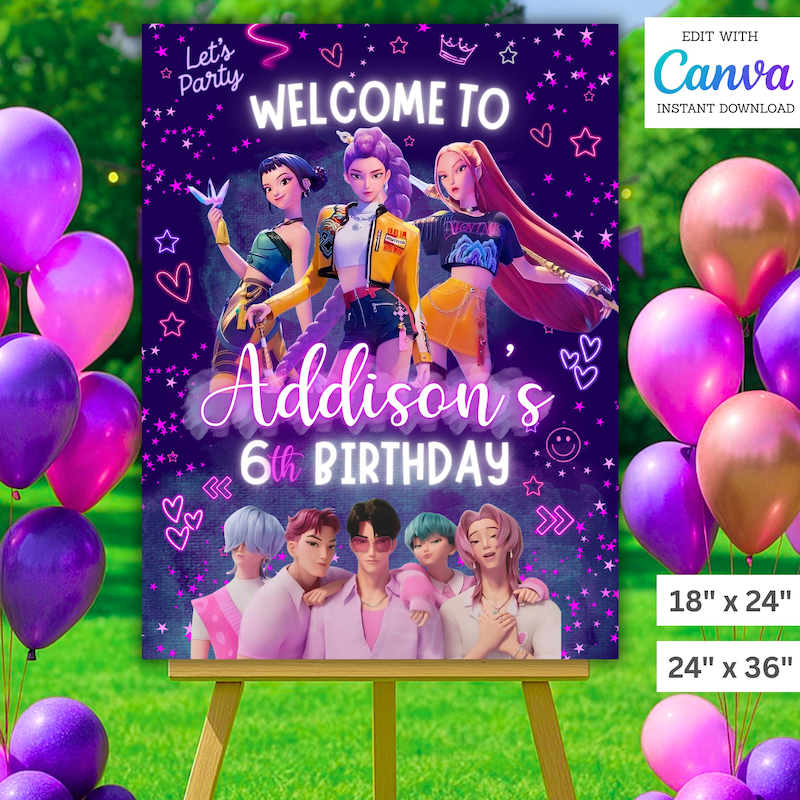 Kpop Demon Hunter Posters - Etsy