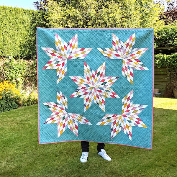 Lone Star Quilt Pattern - Etsy
