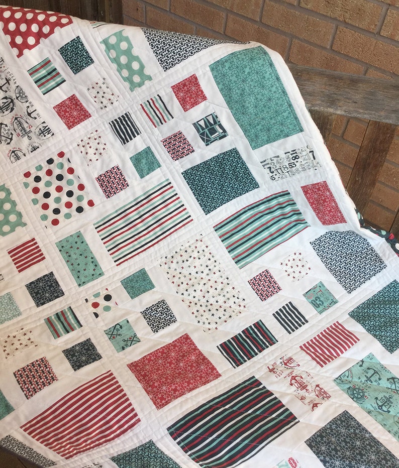 PDF Quilt Pattern, Modern Quilt Pattern for Pre-cuts - on the Right ...