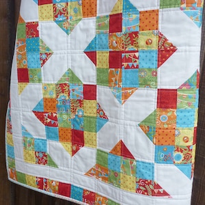 PDF Quilt Pattern, Modern Quilt Pattern, 5 Sizes Sunny Days - Etsy